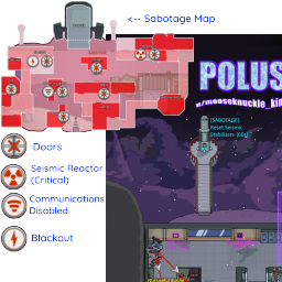 Among Us Interactive Maps. with name Polus