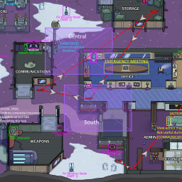 Among Us Interactive Maps. with name Polus