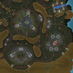 Apex Legends Interactive Maps. with name Broken Moon