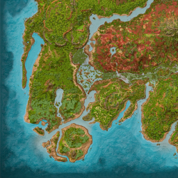 Ark Survival Ascended Interactive Maps. with name The Island