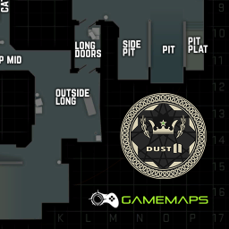 Dust 2 Map — Counter Strike 2 Interactive Map | GameMaps