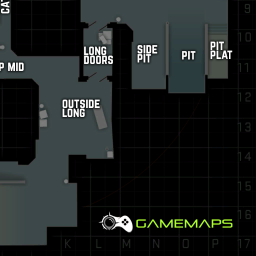 Counter Strike: Global Offensive Interactive Maps. with name Dust II