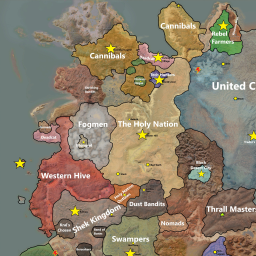 Political Map — Kenshi Interactive Map Gamemaps
