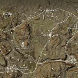 PlayerUnknown Battlegrounds (PUBG) Interactive Maps. with name Miramar
