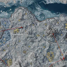 Vikendi Map — Playerunknowns Battlegrounds Pubg Interactive Map 0352